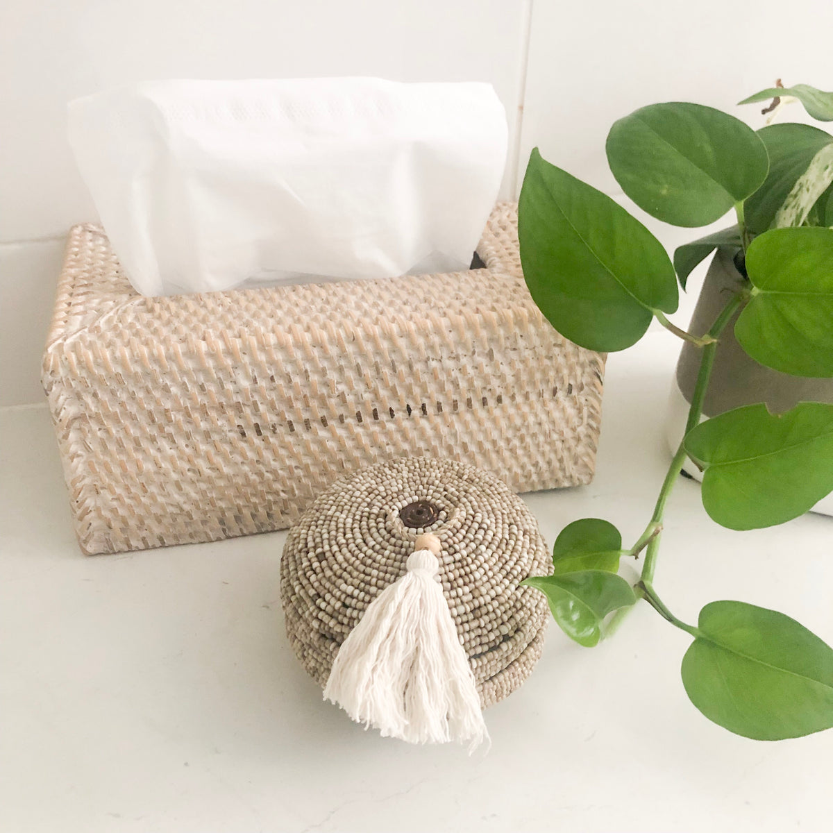 Rattan Tissue box | NMP Living